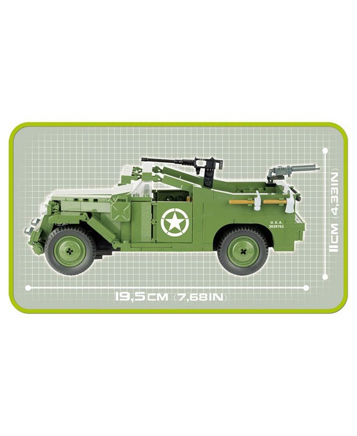 COBI Small Army World War II M3 Scout Car 330 Piece Construction Blocks ...