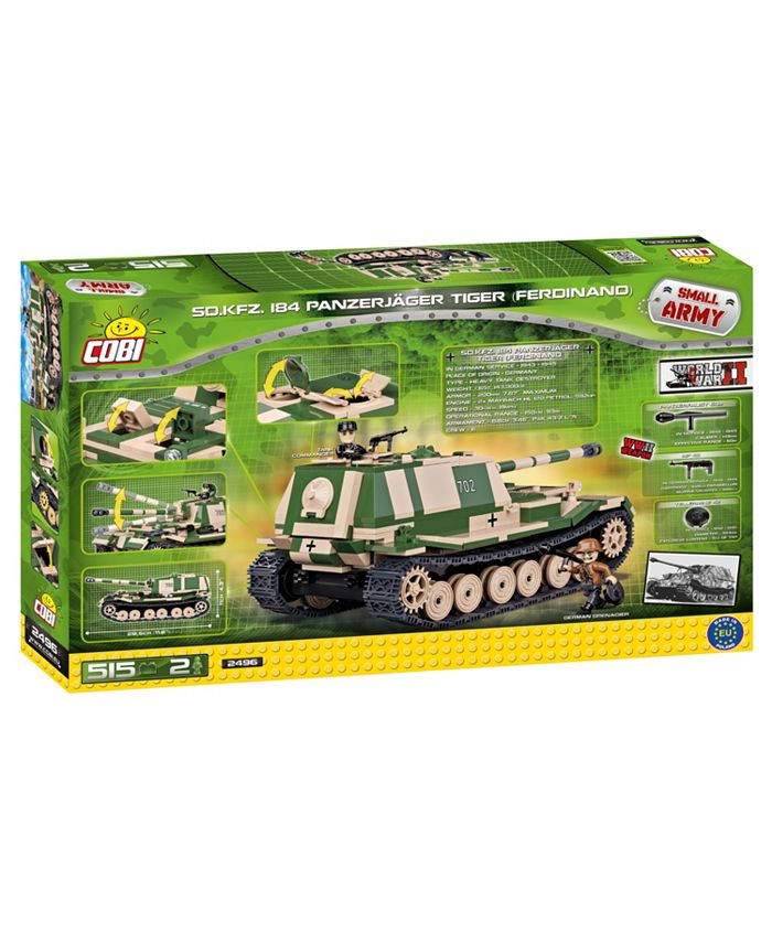 COBI Small Army World War II Sdkfz 184 Panzerjager Tank 515 Piece ...