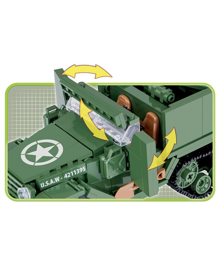 COBI Small Army World War II M16 Half Truck 500 Piece Construction ...