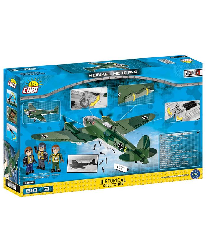 COBI Small Army World War II Heinkel HE 111 P4 Airplane 601 Piece ...