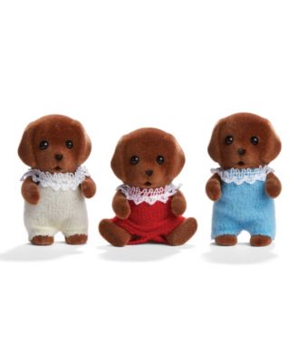 Calico Critters - Chocolate Labrador Triplets - Macy's