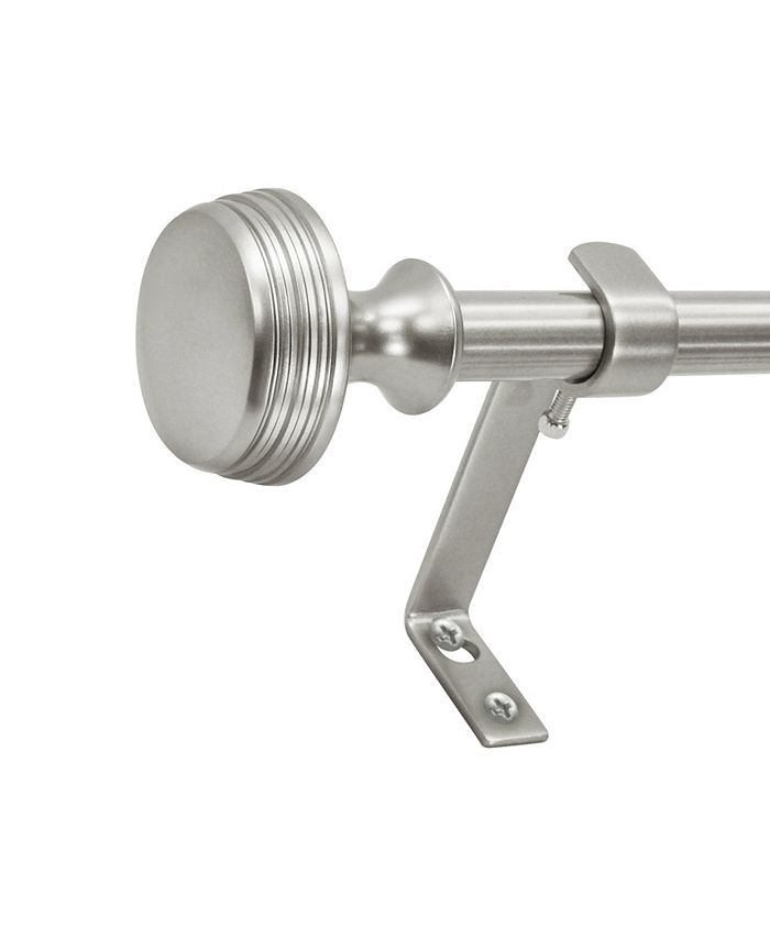 Decopolitan Montevilla 5/8-Inch Knob Telescoping Curtain Rod Set, 26 to ...