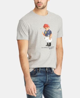Polo Ralph Lauren Men's Classic Fit Polo Bear Cotton Shirt, Created for Macy's - Macy's