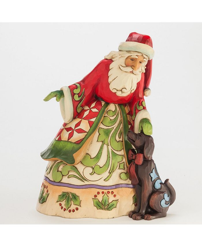 Enesco Santa with Puppy - Macy's