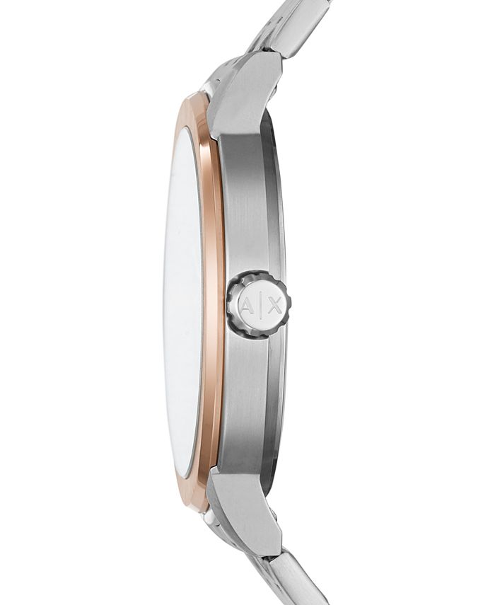 A|X Armani Exchange Men's Maddox Stainless Steel Bracelet Watch 46mm ...