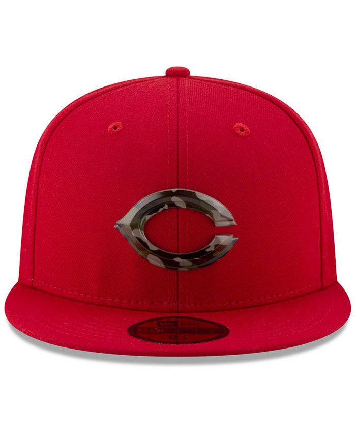 New Era Cincinnati Reds Camo Capped 59FIFTY-FITTED Cap - Macy's
