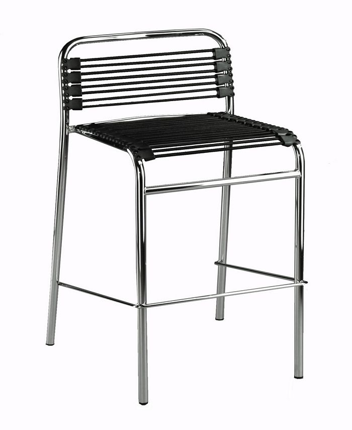 New Spec Inc 30" Wire Round Bungee Cord Bar Stools - Macy's