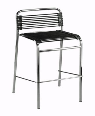 30" Wire Round Bungee Cord Bar Stools - Macy's