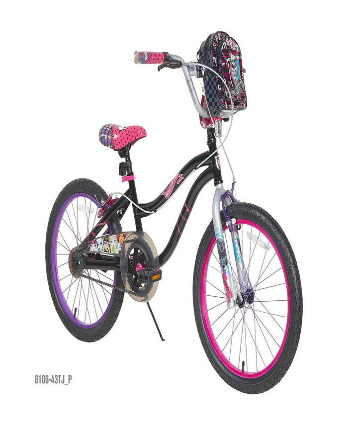 Dynacraft 20" Monster High Bike with Bag - Macy's