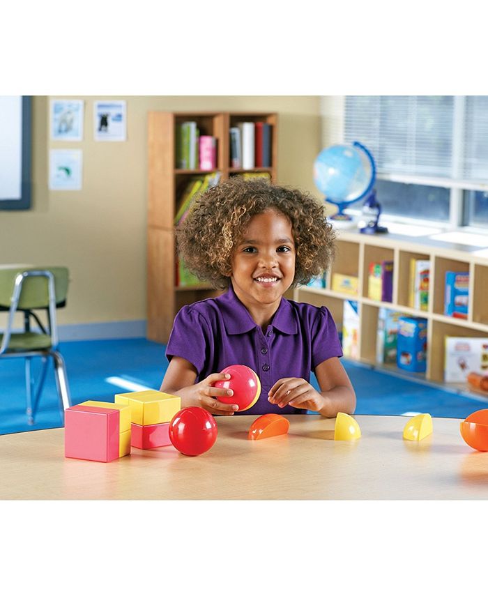 Learning Resources Magnetic 3D Fraction Shapes - Macy's