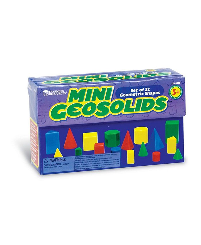 Learning Resources Mini Geo-Solids - Macy's