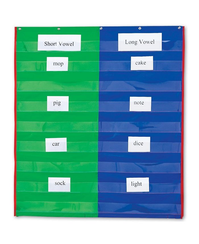 Learning Resources 2 and 4 Column Double-Sided Pocket Chart - Macy's
