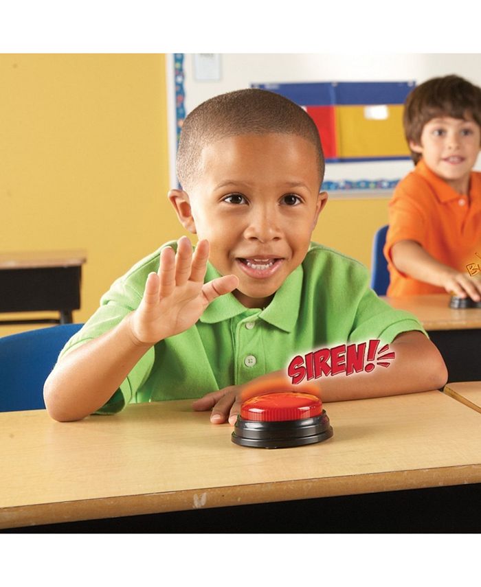 Learning Resources Lights and Sounds Answer Buzzers Set 4 Pieces - Macy's