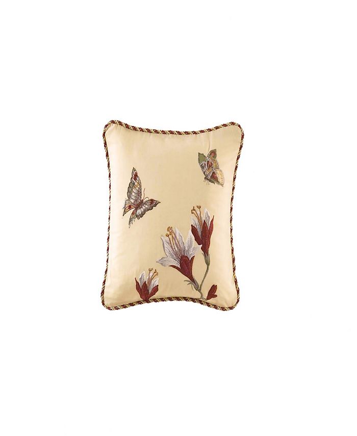 Ellery Homestyles Laurel Springs Embroidered Accent Pillow - Macy's