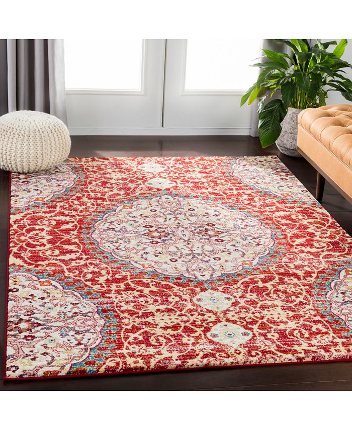 Surya Serapi SRP-1021 Dark Red 7'10" x 10'6" Area Rug - Macy's