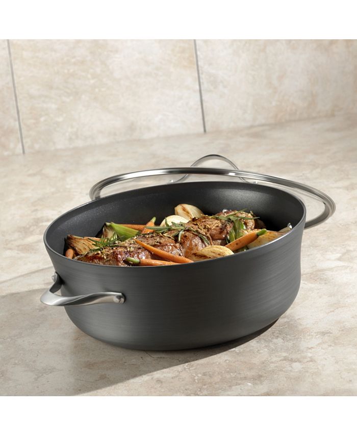 Calphalon CLOSEOUT! Contemporary Nonstick 8.5 Qt. Covered Dutch Oven ...