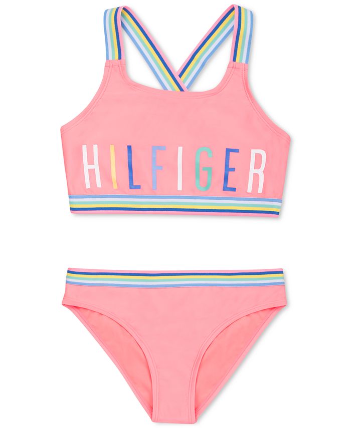 Tommy Hilfiger Big Girls 2-Pc. Philamina Swimsuit - Macy's