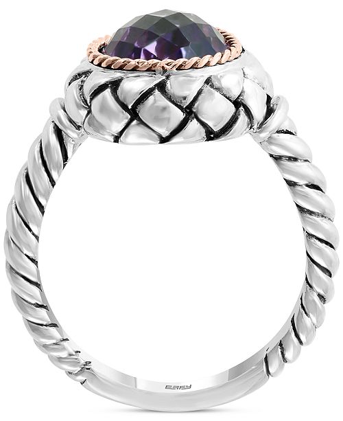 EFFY Collection EFFY® Amethyst Ring (3-5/8 ct. t.w.) in Sterling Silver ...