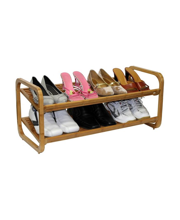 Oceanstar 2-Tier Bamboo Shoe Rack - Macy's