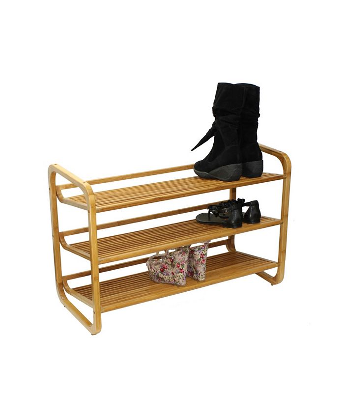 Oceanstar 3-Tier Bamboo Shoe Rack - Macy's