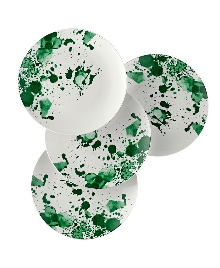 Over and Back Splash Dinner Plates - Macy's
