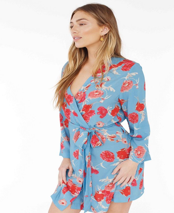 Plum Pretty Sugar Knee Length Robe - Macy's