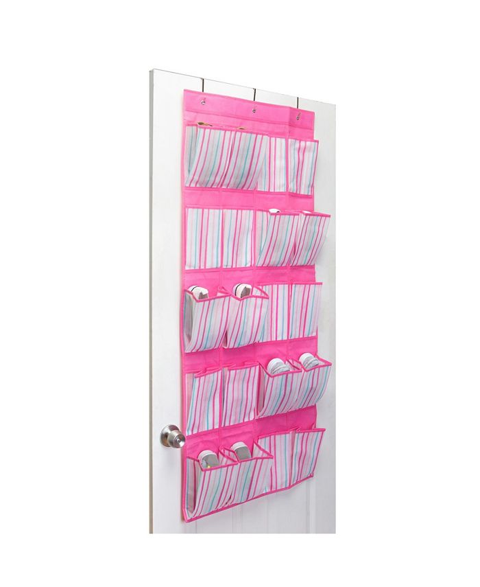 Laura Ashley Kids Over The Door 16 Pocket Shoe Organizer in Painterly ...
