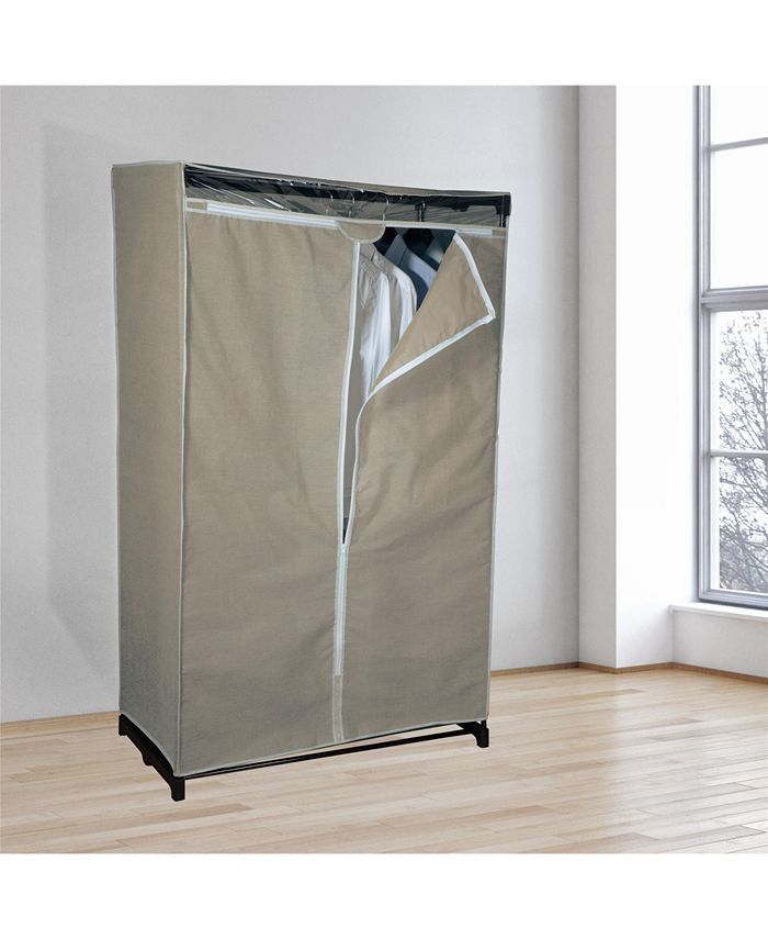 Simplify 36" Wide Portable Closet in Beige - Macy's
