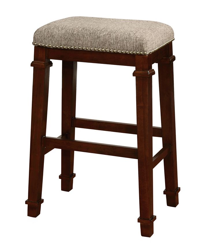 Linon Home Décor Kennedy Backless Bar Stool - Macy's