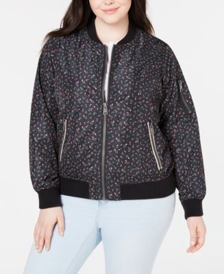 Levi's® Trendy Plus Size Melanie Bomber Jacket - Macy's
