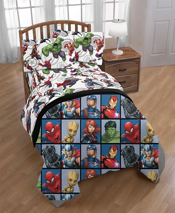 Disney Marvel Avengers Marvel Team Full Comforter - Macy's