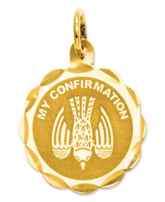 14k Gold Charm, My Confirmation Charm - Macy's