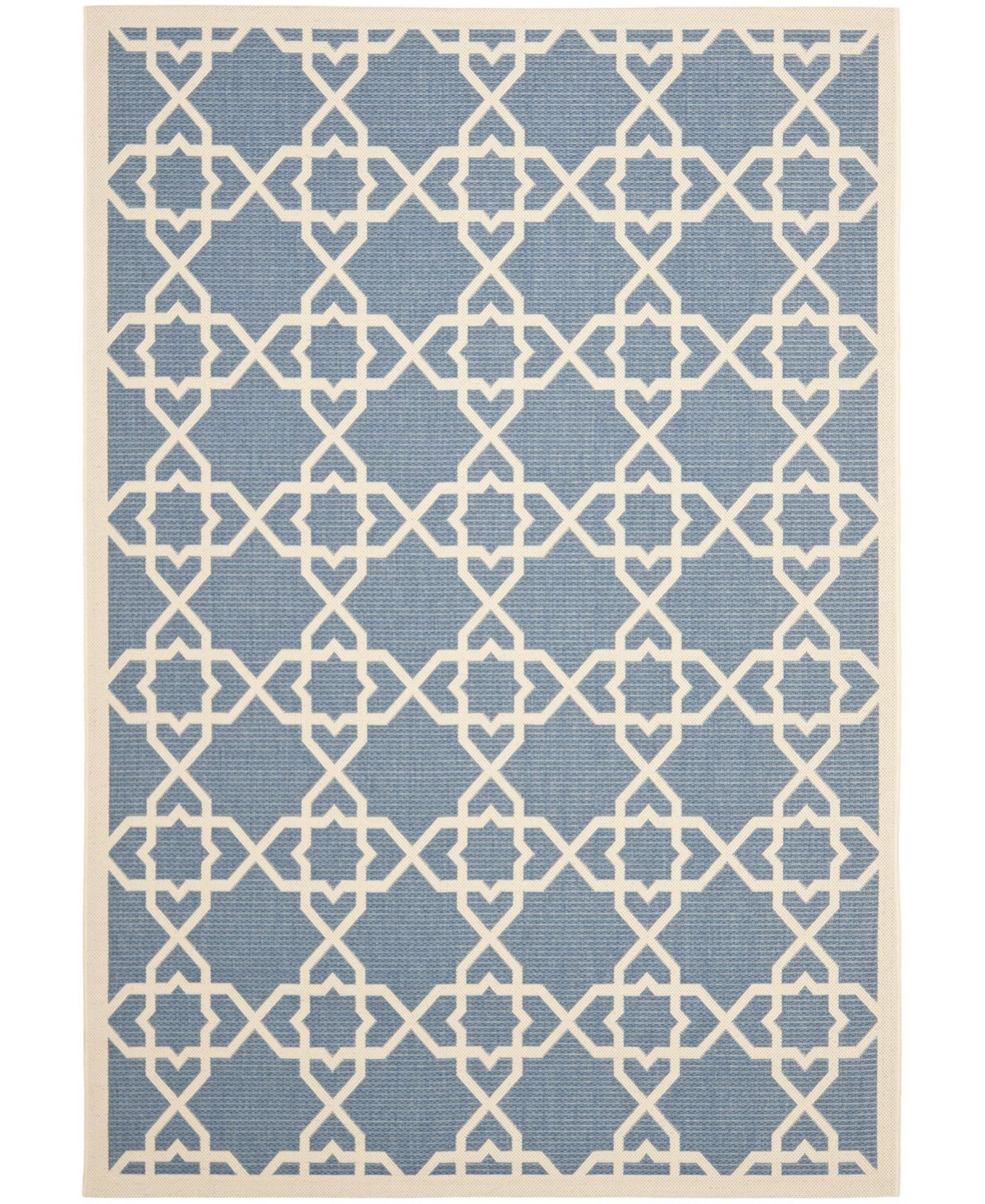 Click here for Safavieh Courtyard CY6032 Blue and Beige 53 x 77 S... prices