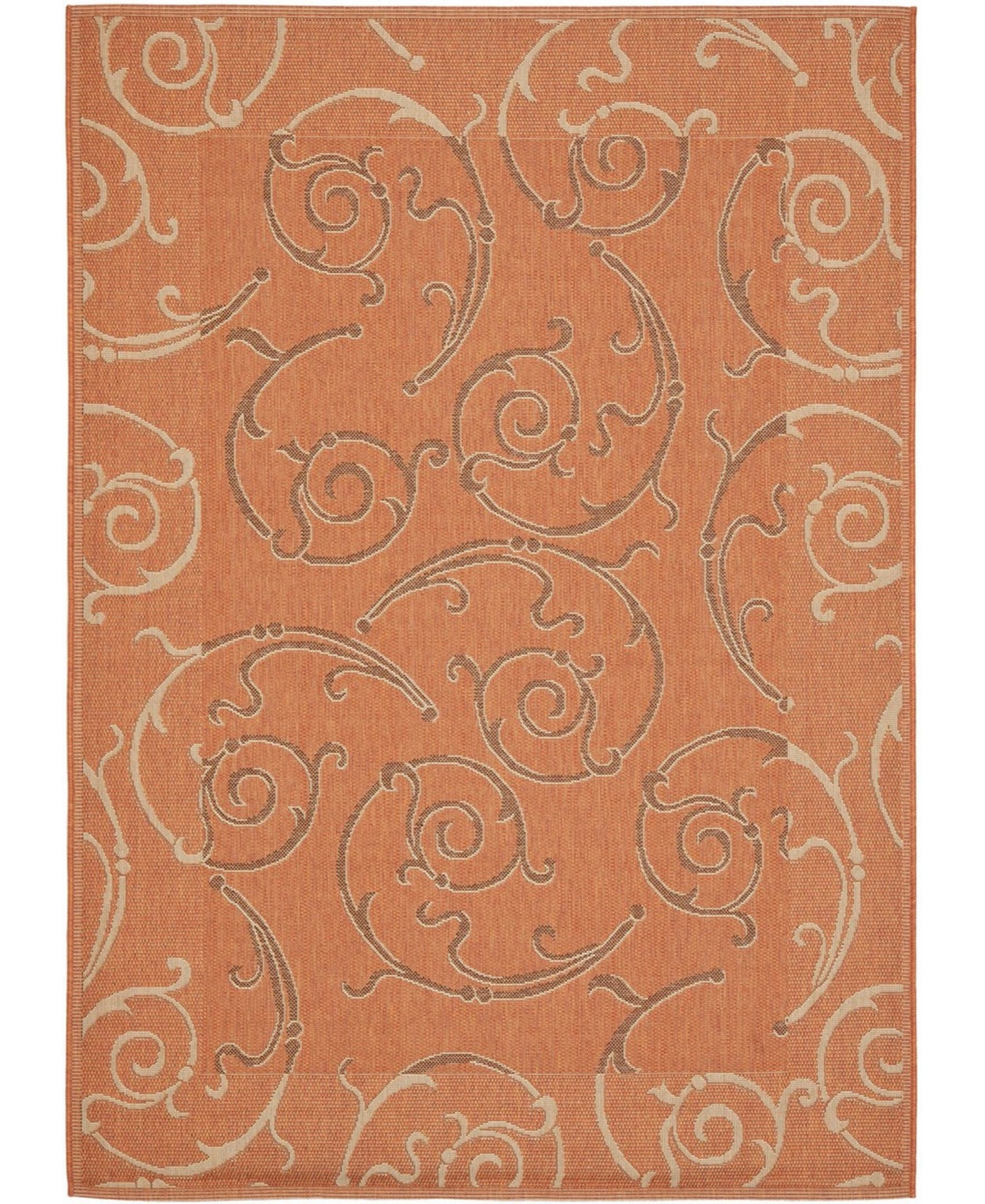 Click here for Safavieh Courtyard CY7108 Terracotta and Cream 53... prices