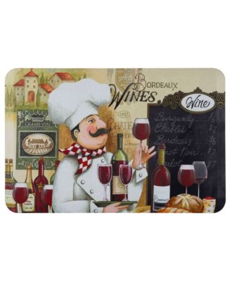 Home Dynamix Designer Chef Vino Chef Cushioned Anti-Fatigue Kitchen Mat ...