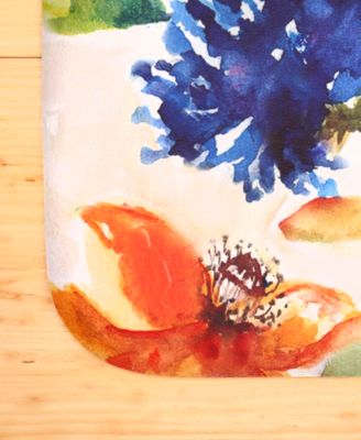 Home Dynamix David Burke Premier Flowers Cushioned Anti-Fatigue Kitchen ...