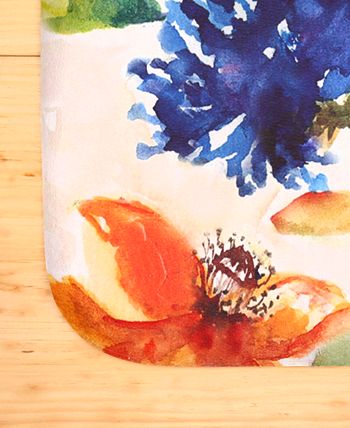 Home Dynamix David Burke Premier Flowers Cushioned Anti-Fatigue Kitchen ...