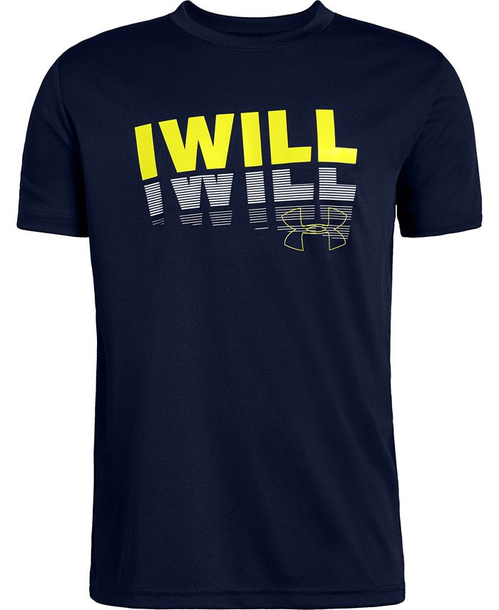 Under Armour Big Boys Will-Print T-Shirt - Macy's