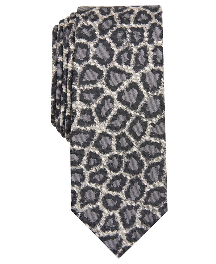 INC International Concepts INC Men's Jaguar Skin Skinny Tie, Created ...