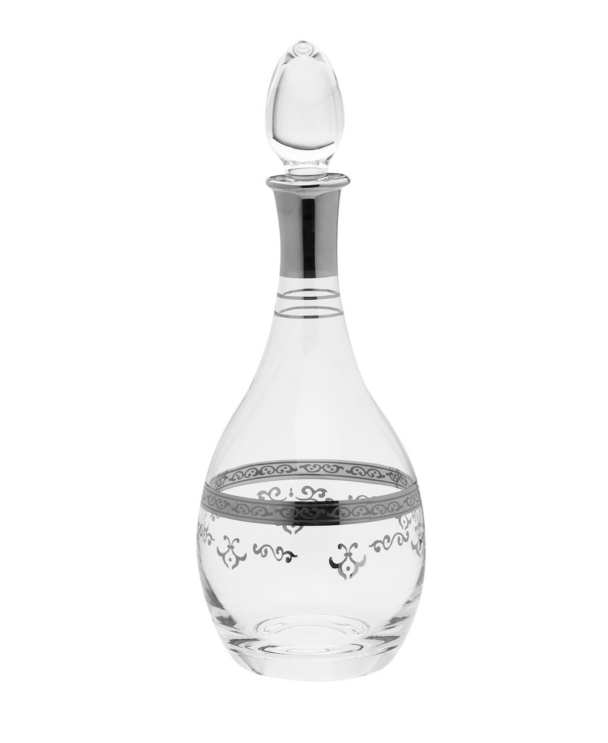 Click here for Classic Touch Wine Bottle with Rich Design - Silve... prices