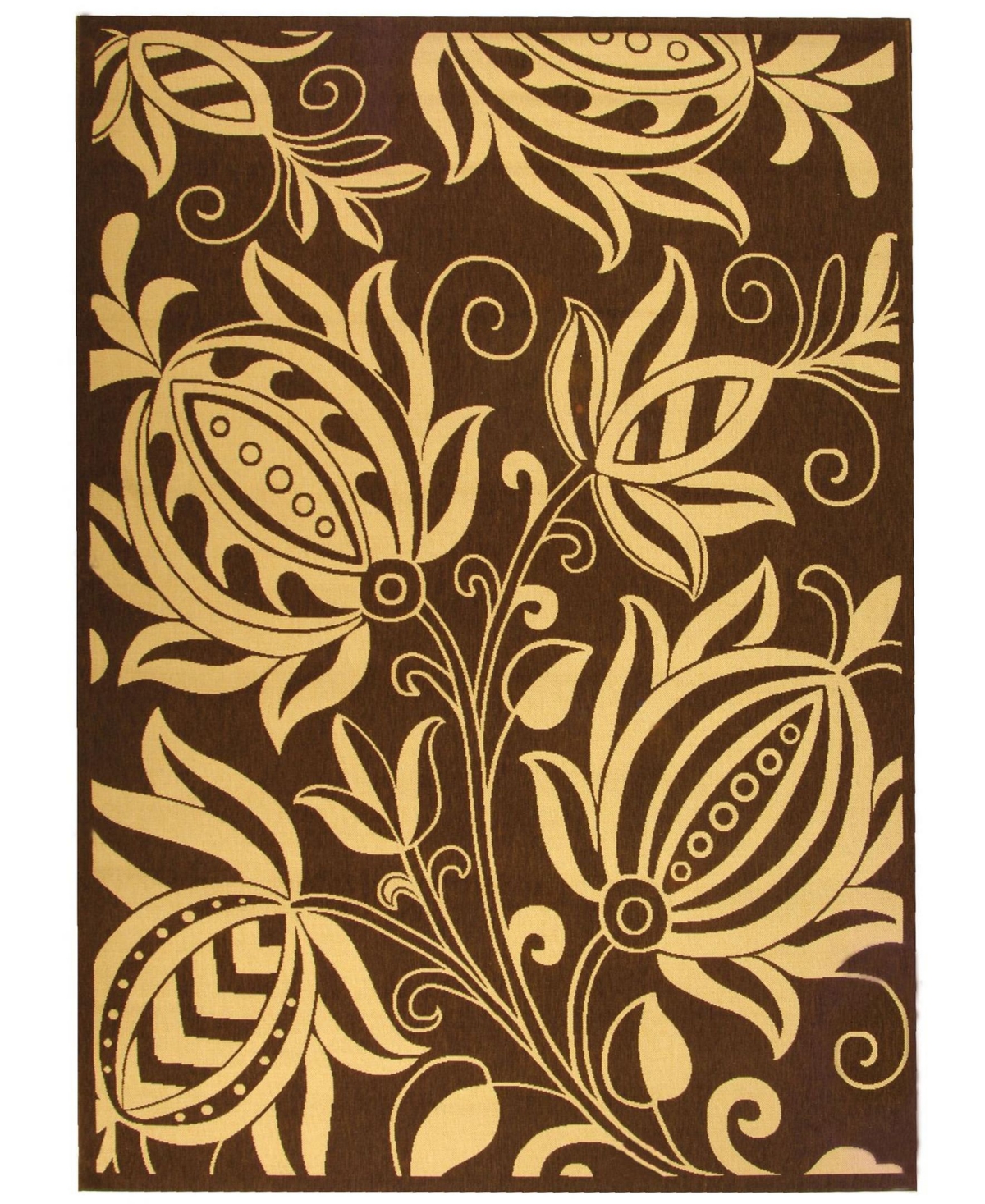 Click here for Safavieh Courtyard CY2961 Chocolate and Natural 53... prices