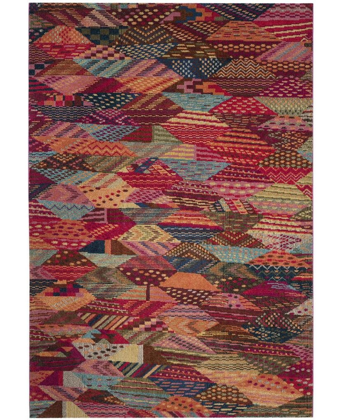 Click here for Safavieh Monaco MNC245 Multi 51 x 77 Area Rug - Mu... prices