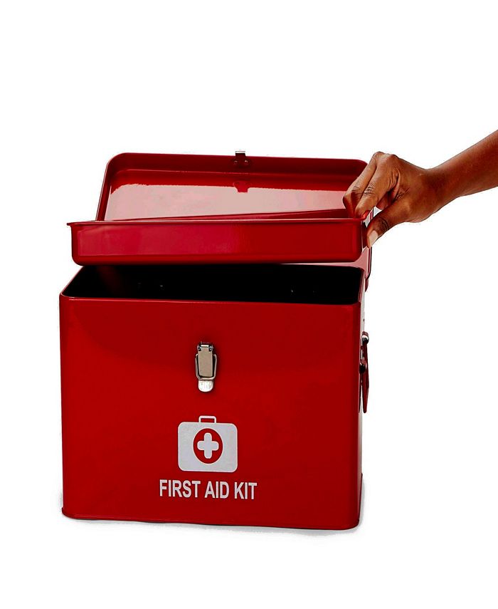 Mind Reader Large First Aid Emergency Kit Box - Macy's