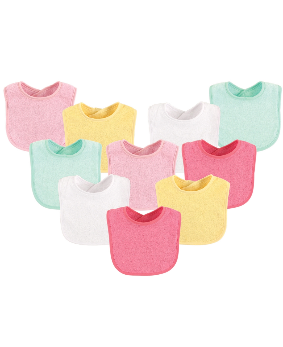 Click here for Luvable Friends Disposable Bibs  10 Pack - Girl So... prices