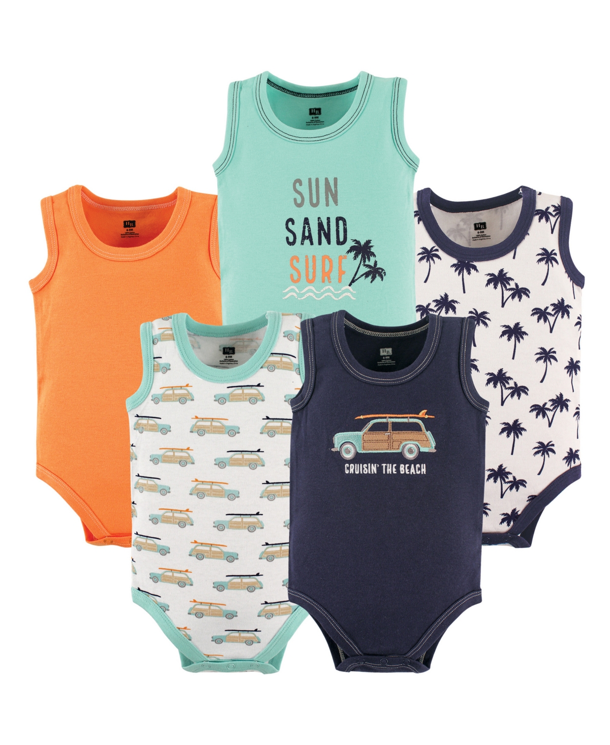 Click here for Hudson Baby Baby Girls Soft Everyday Cotton Bodysu... prices