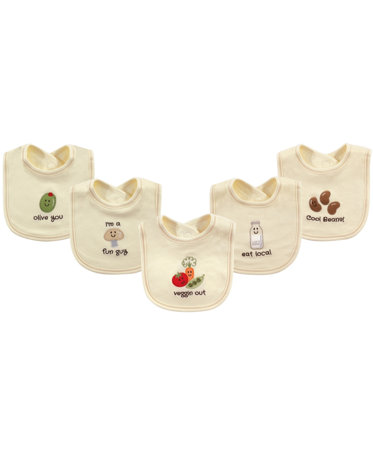 Click here for Touched by Nature Unisex Baby Organic Cotton Bibs... prices