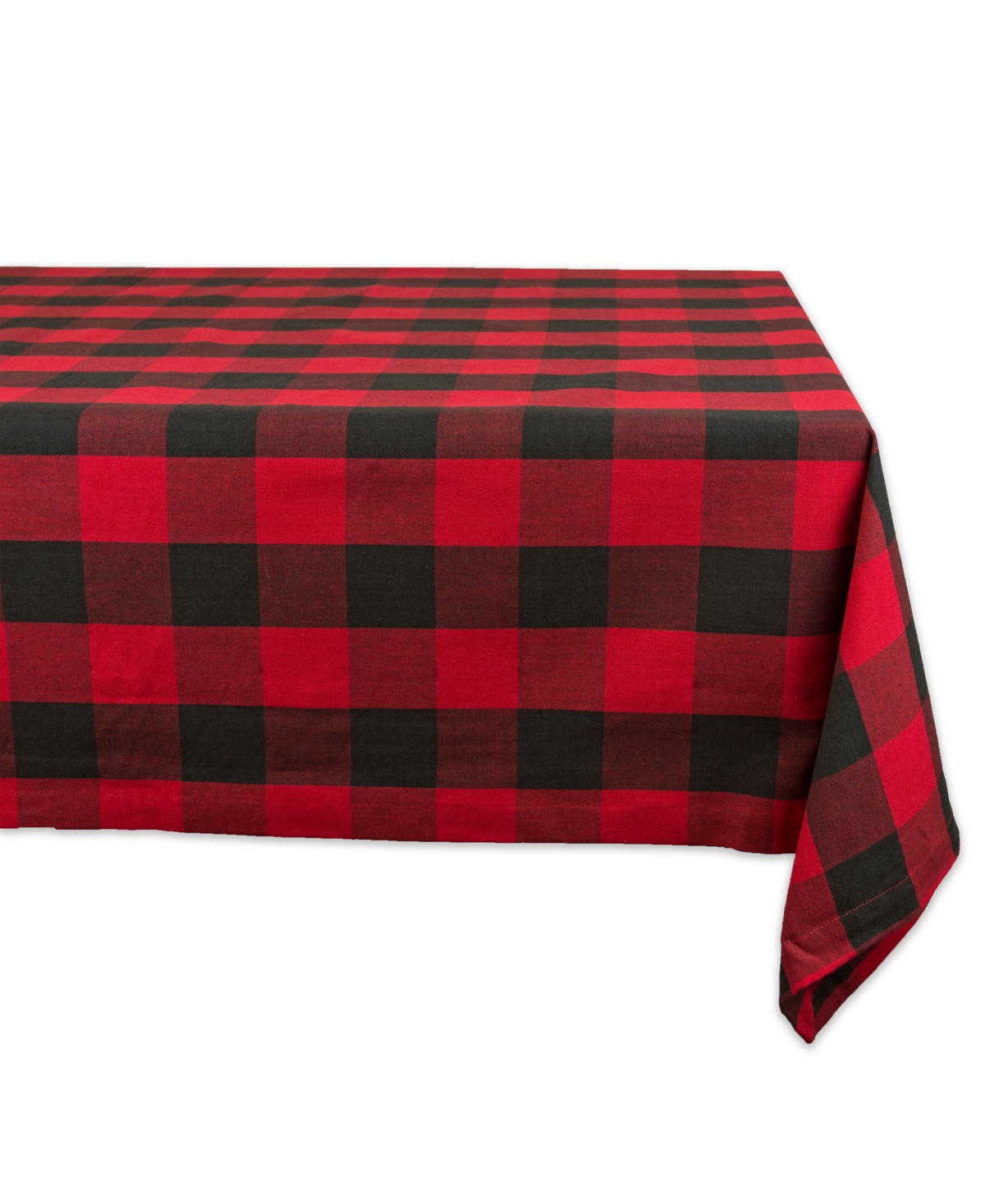 Click here for Buffalo Check Tablecloth 52 x 52 - Red prices
