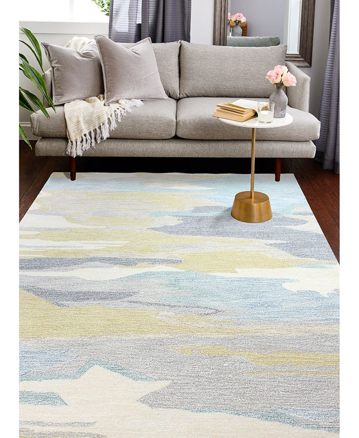 BB Rugs Elements ELM-225 Multi 2'6" x 8' Runner Area Rug - Macy's