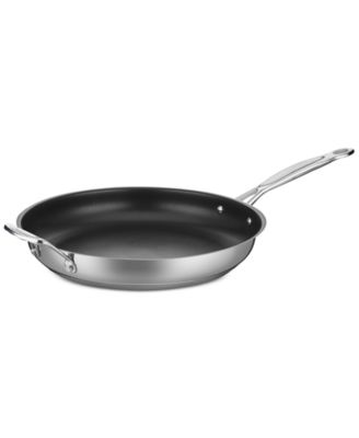 Cuisinart Chef's Classic™ Stainless Steel 12" Nonstick Skillet with ...