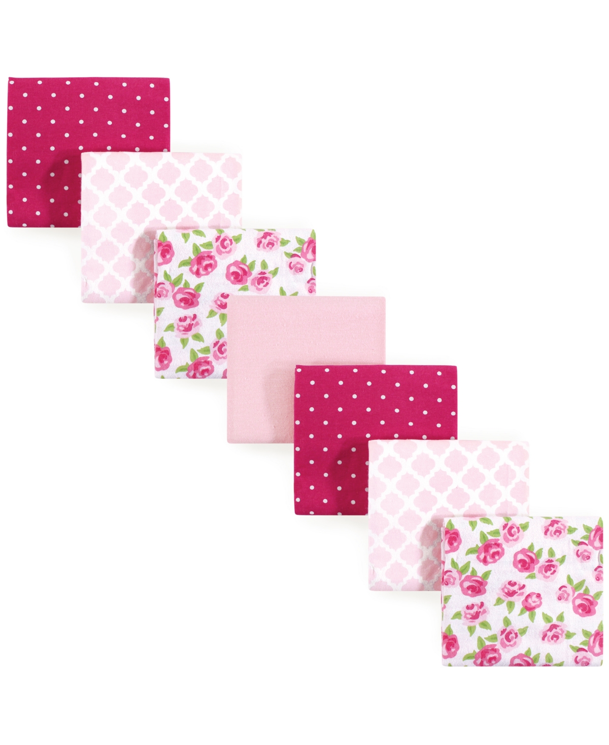 Click here for Hudson Baby Girls Seven-Count Cotton Flannel Recei... prices